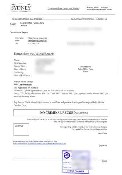 Sinhala Police Report Translation | (NAATI) Translation Services - Free ...